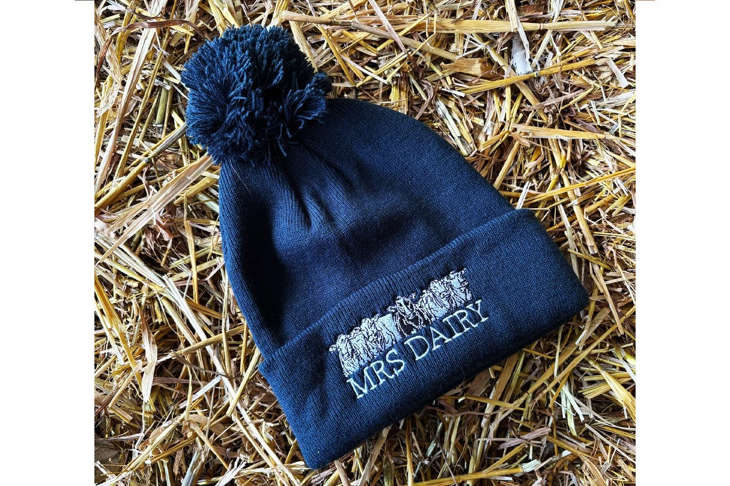 Adult Thermal Bobble Hat - Mrs. Dairy — Kate Simpson | Farm Animal, Pet ...