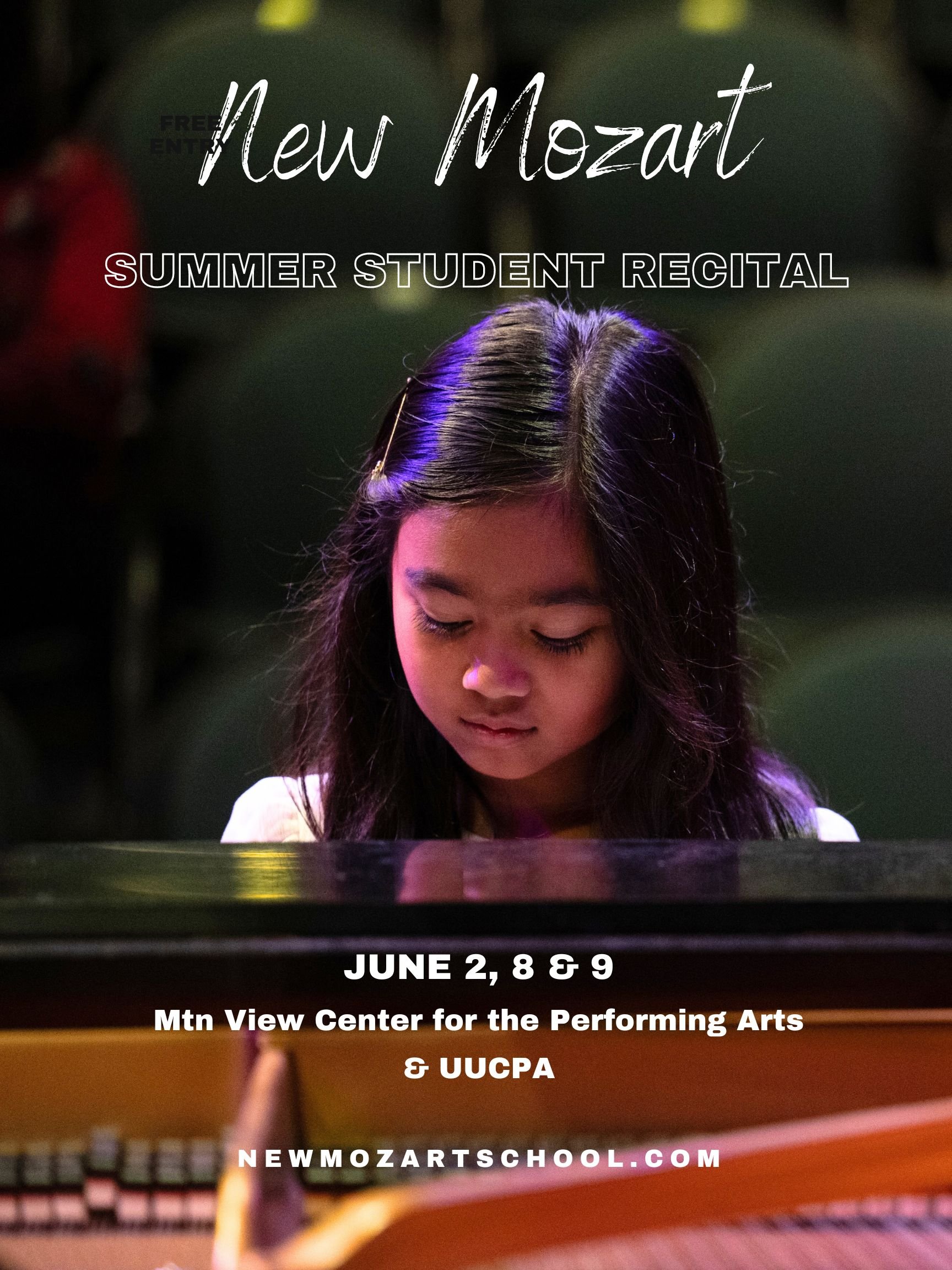 New Mozart Summer Recital 2024 — Music lessons in Palo Alto, Menlo Park, Redwood City, Los Altos ...
