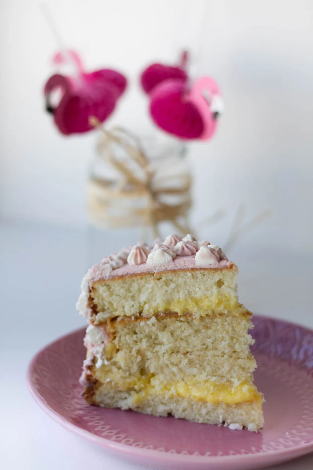 A pink tea-infused birthday cake — The Tea Squirrel