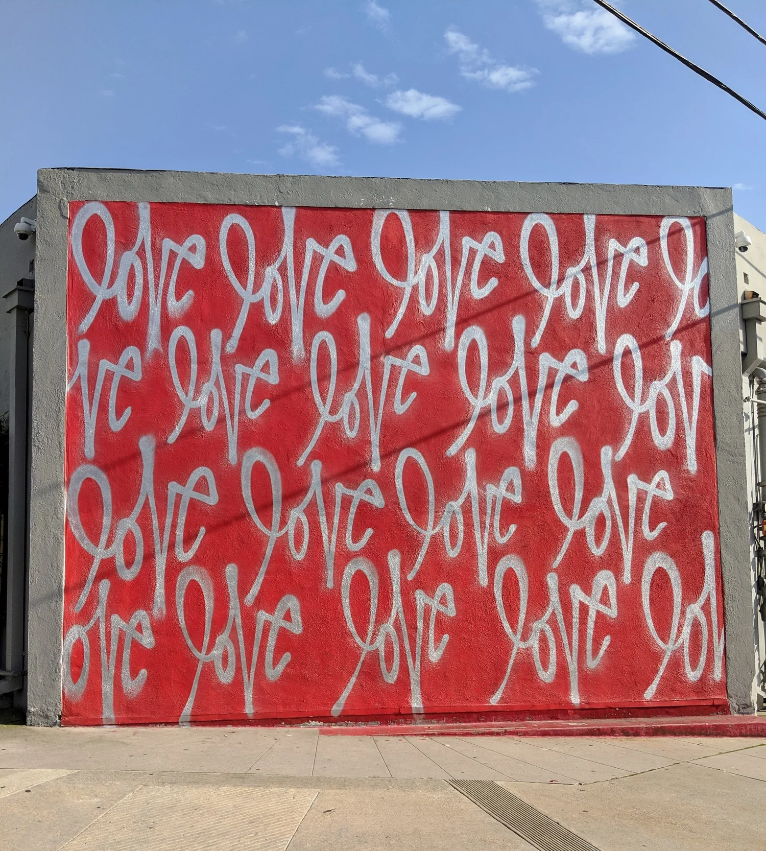 Tea and Murals. The Love Wall — The Tea Squirrel