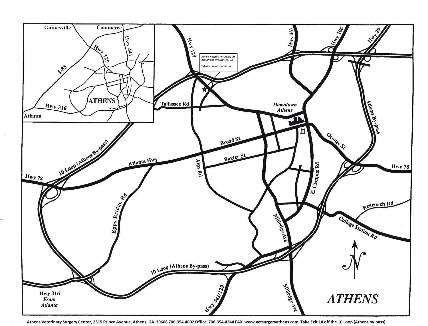 Contact — Athens Veterinary Surgery Center