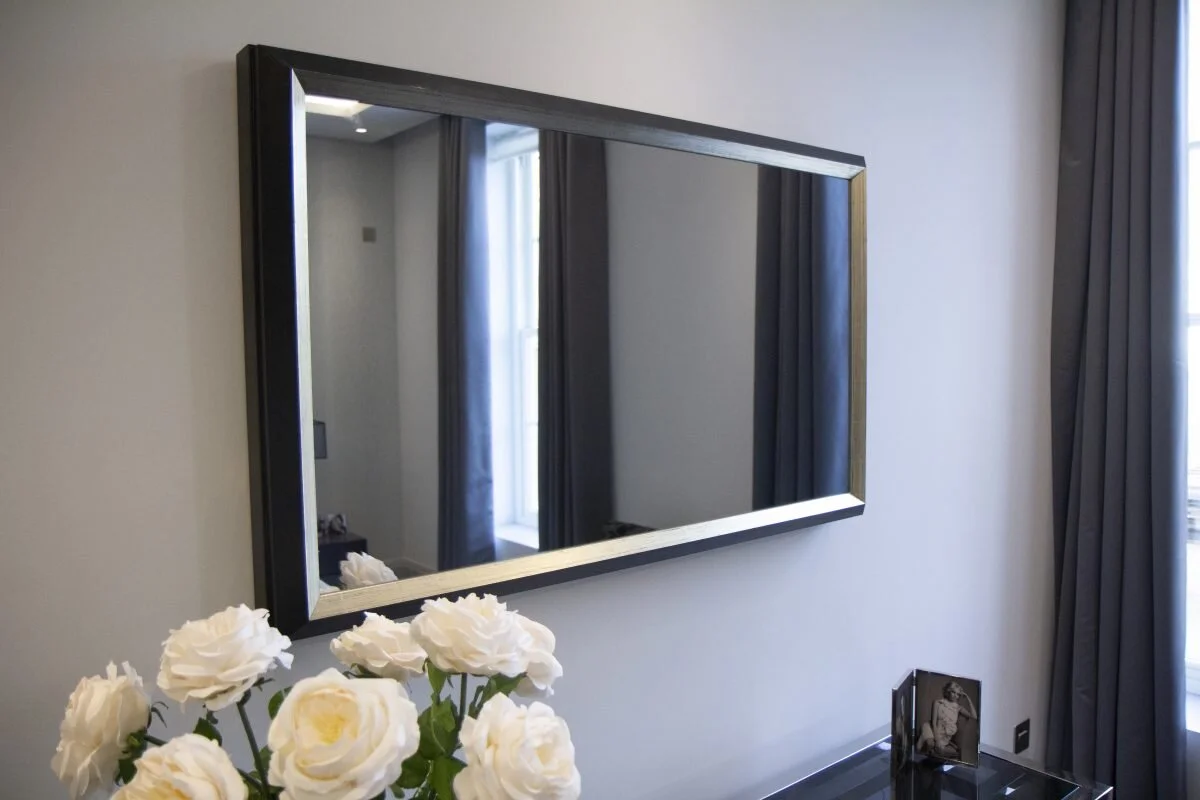 Contemporary Black Mirror TV Frames — Xander Prestige