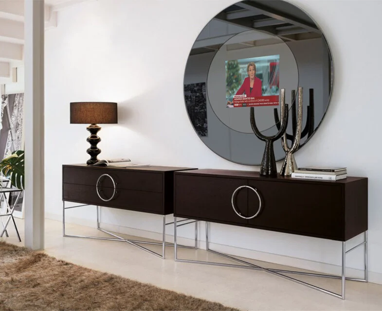 Round TV Mirror — Frame TV - Mirror & Art TV