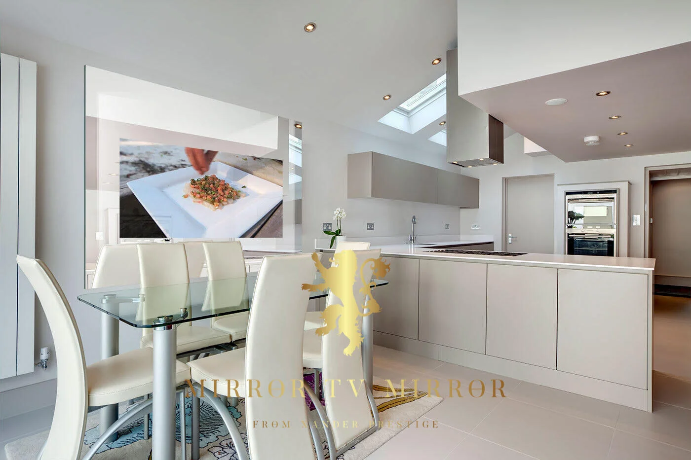 Frameless TV Mirror — Xander Prestige