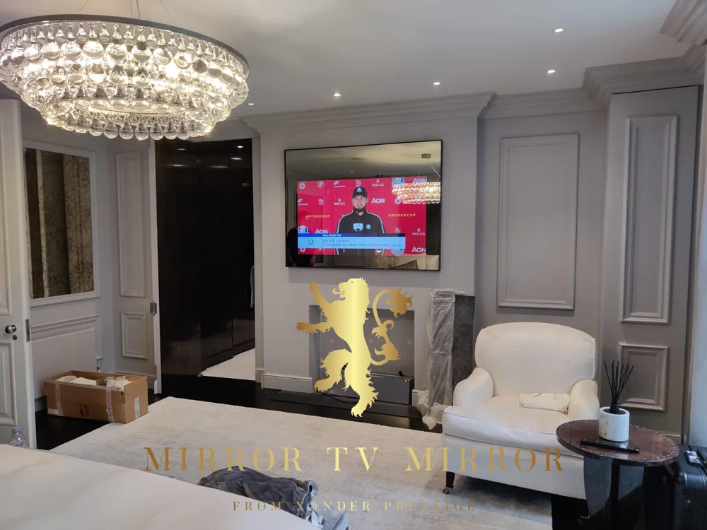 Italian designer frame bespoke Mirror TV — Xander Prestige