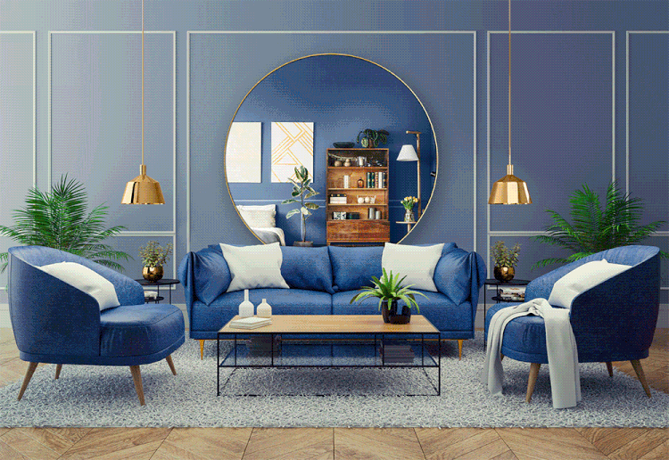 Round TV Mirror — ♔Mirror TV Mirror