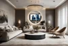 Luxury Round Mirror TV - Bespoke Frameless Design for Modern Spaces ...