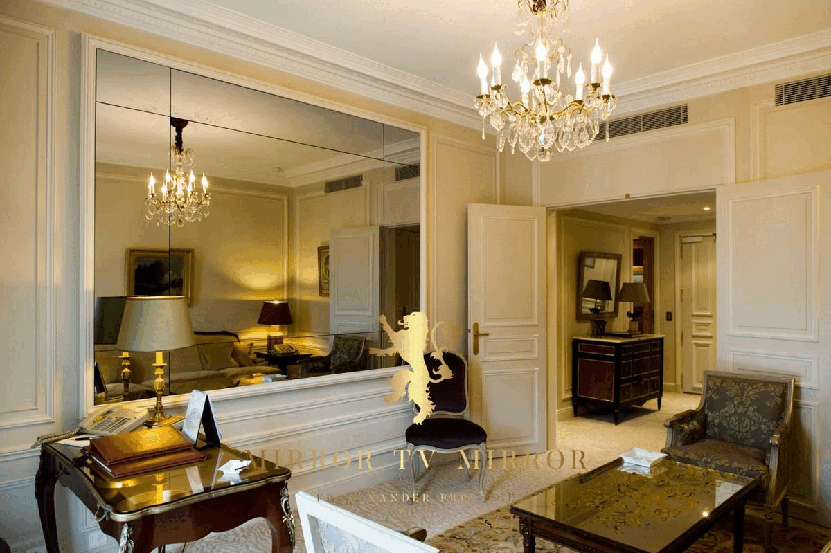 CONTEMPORARY GREY INSTALLED IMAGES — Frame TV - Mirror & Art TV