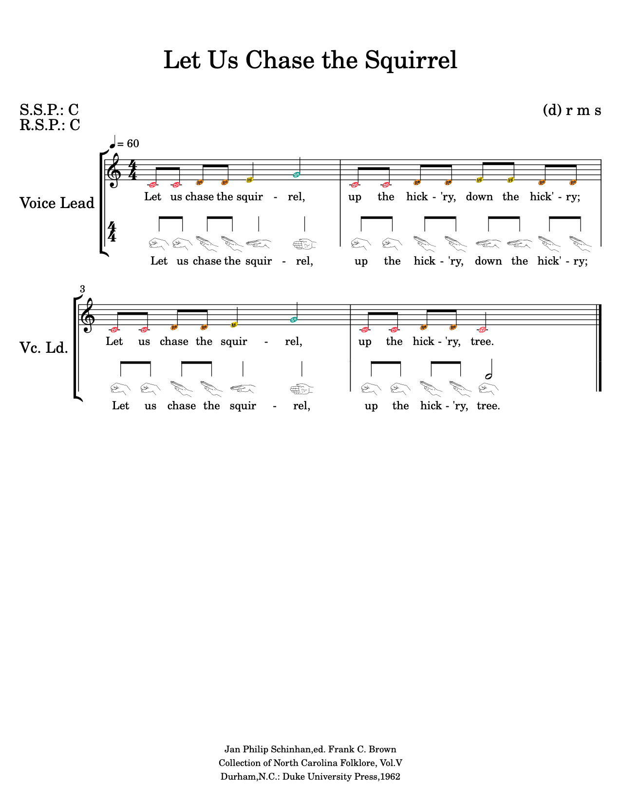 Let Us Chase The Squirrel - Easy Play-Along Using Boomwhackers or ...