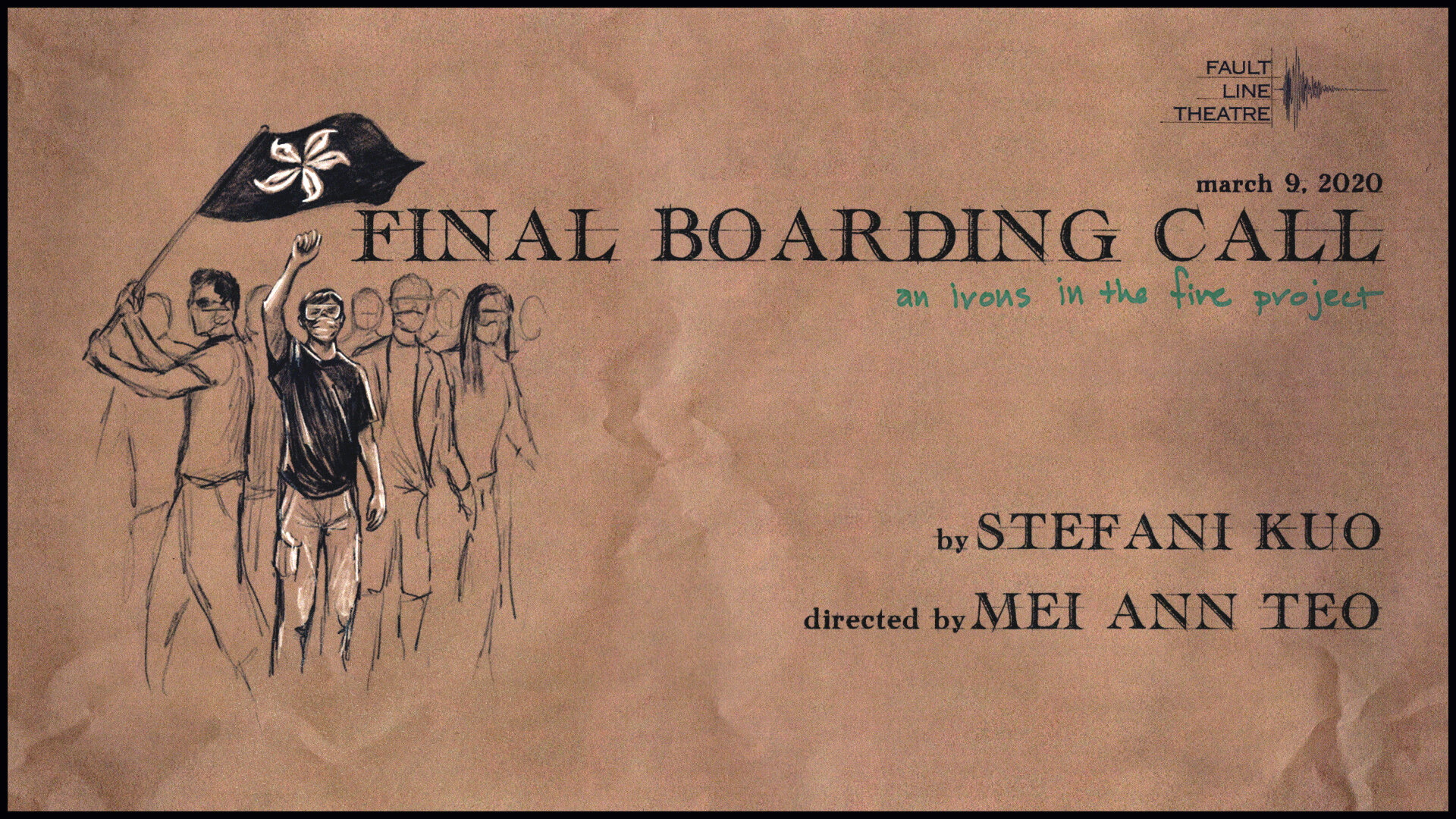 Final Boarding Call — Fault Line Theatre