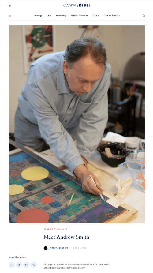 CanvasRebel Online Magazine Interview — Visual Realia