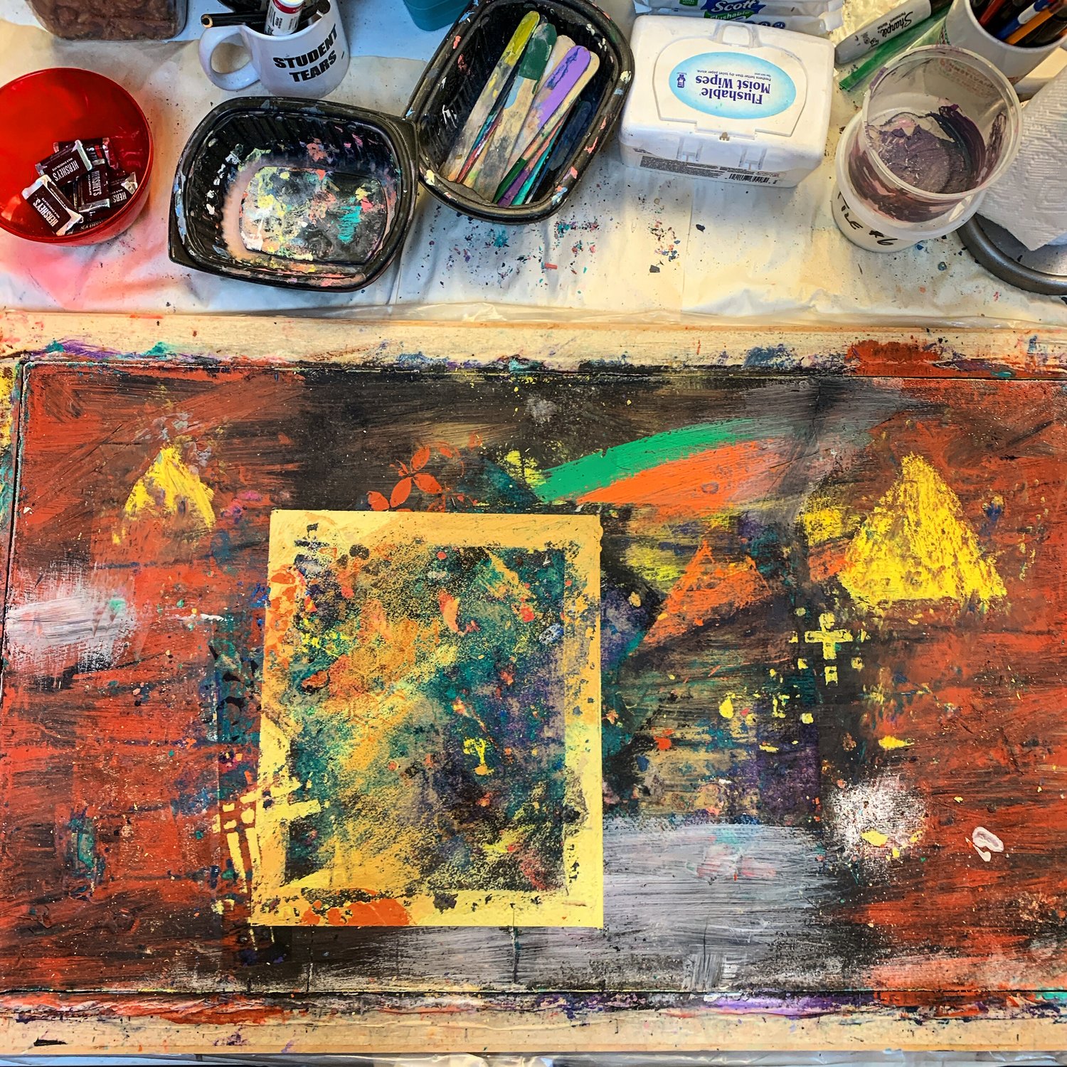 Evolution of a Clay Monoprint Matrix — Visual Realia