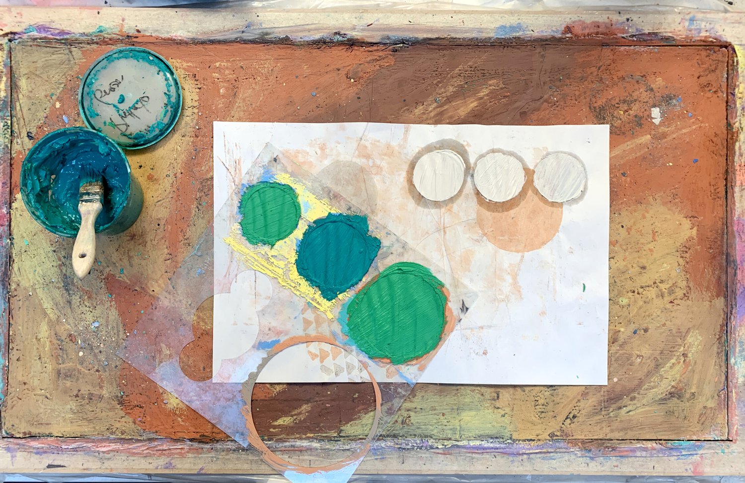 Evolution of a Clay Monoprint Matrix — Visual Realia