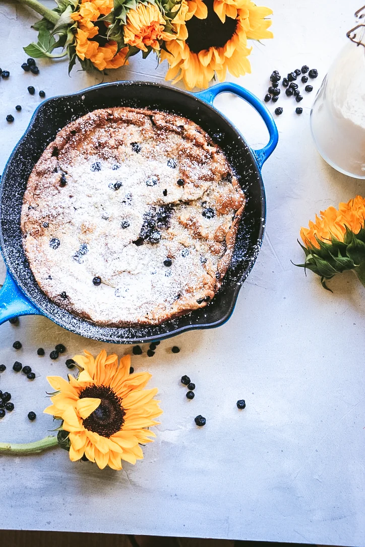 Wild Blueberry Dutch Baby — Sisters Fruit Company