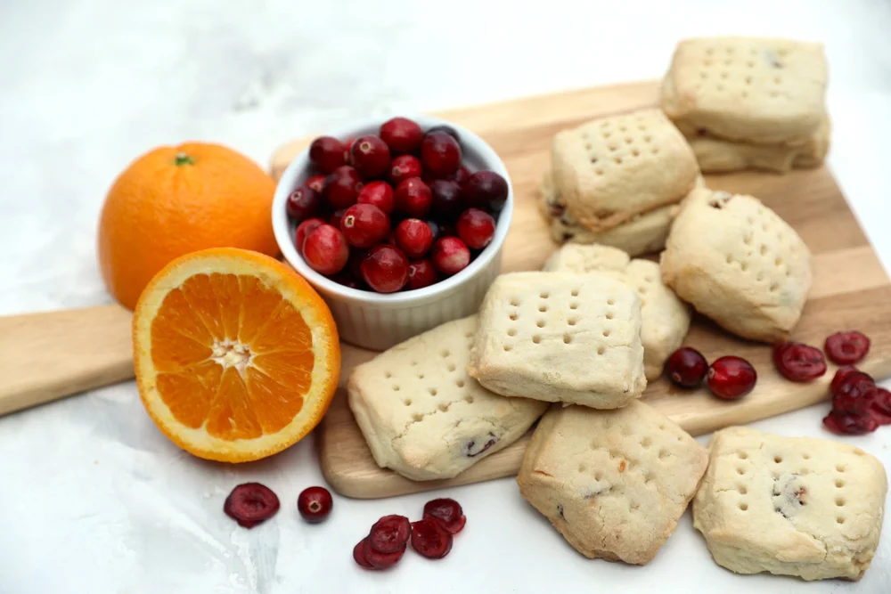 Cranberry Orange Scottish Shortbread Cookies — Sisters Fruit Company
