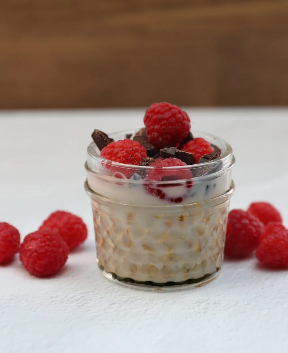 Chocolate Raspberry Overnight Oats — Sisters Fruit Company