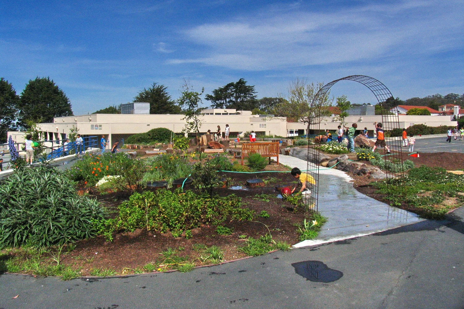 living school grounds — Green Schoolyards America