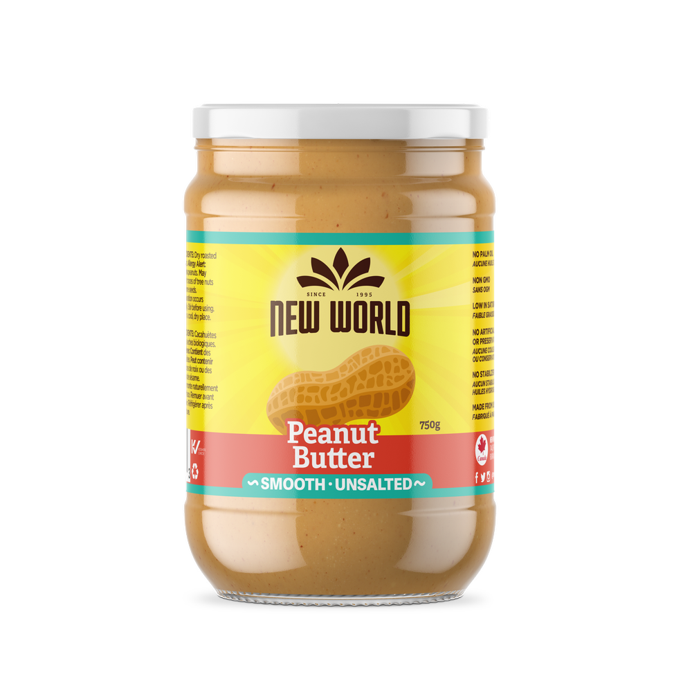 Smooth / Unsalted (100% natural) — New World Foods | Organic & Natural ...