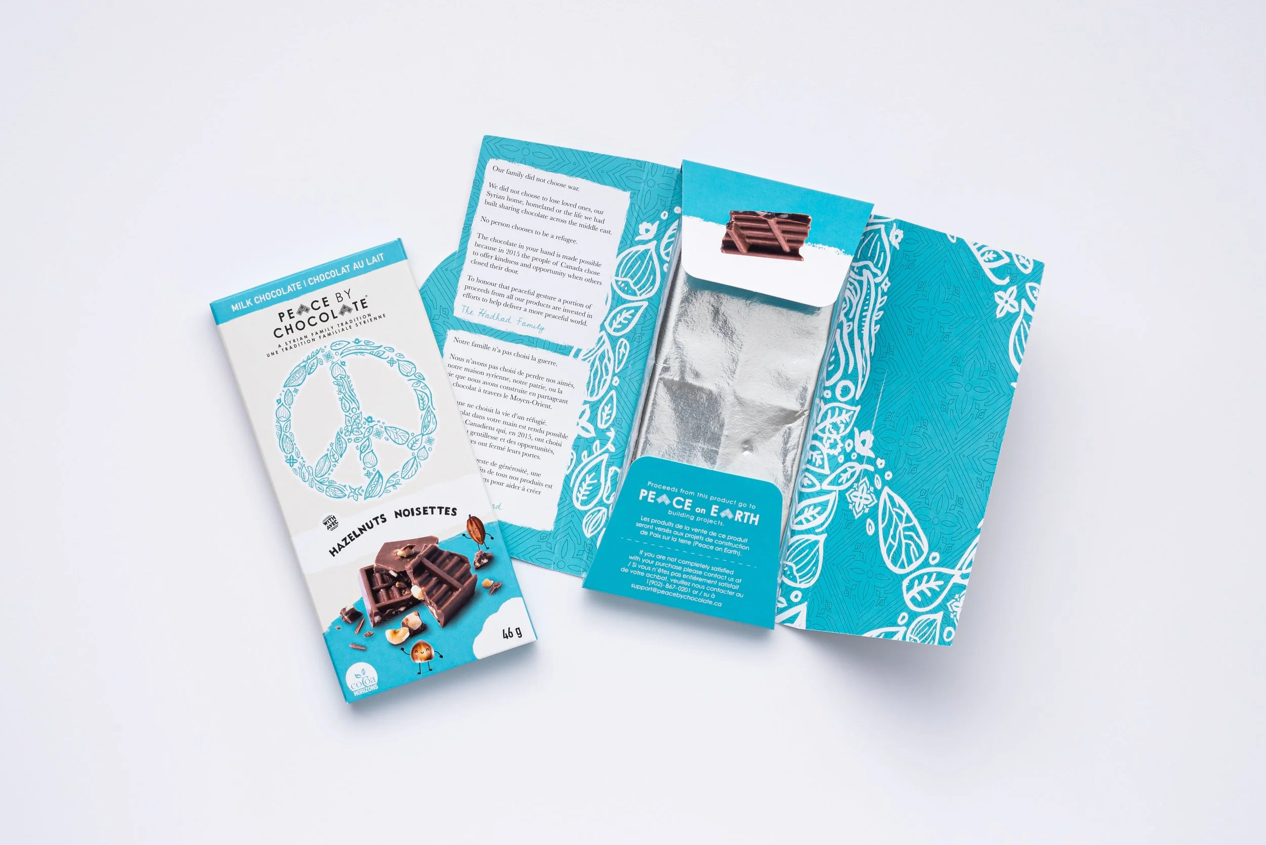 Announcing New Product: Celebrate Our New Peace Bars — Peace By Chocolate