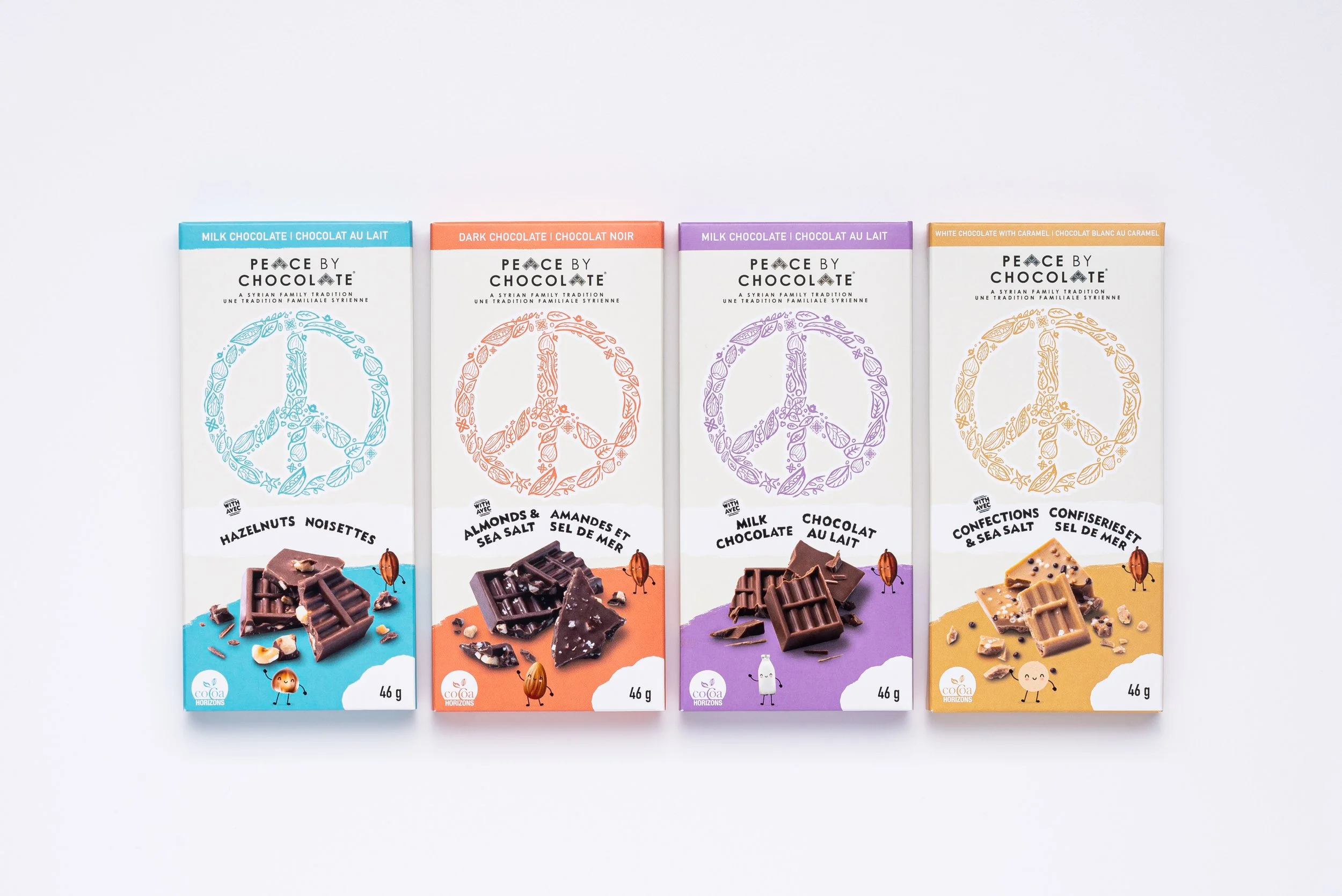 Announcing New Product: Celebrate Our New Peace Bars — Peace By Chocolate