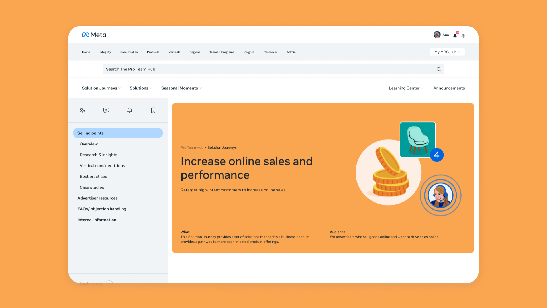 Meta: Meta Pro Team Hub ↗ — Dayoung's Portfolio