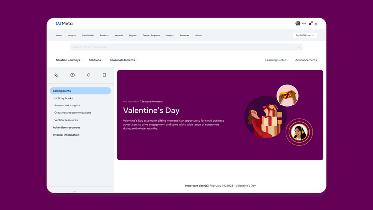 Meta: Meta Pro Team Hub ↗ — Dayoung's Portfolio