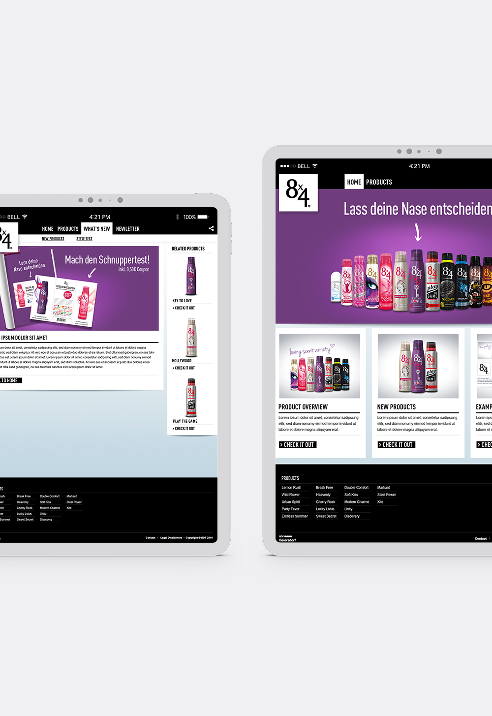8x4 Beiersdorf Campaign Design — Zaza