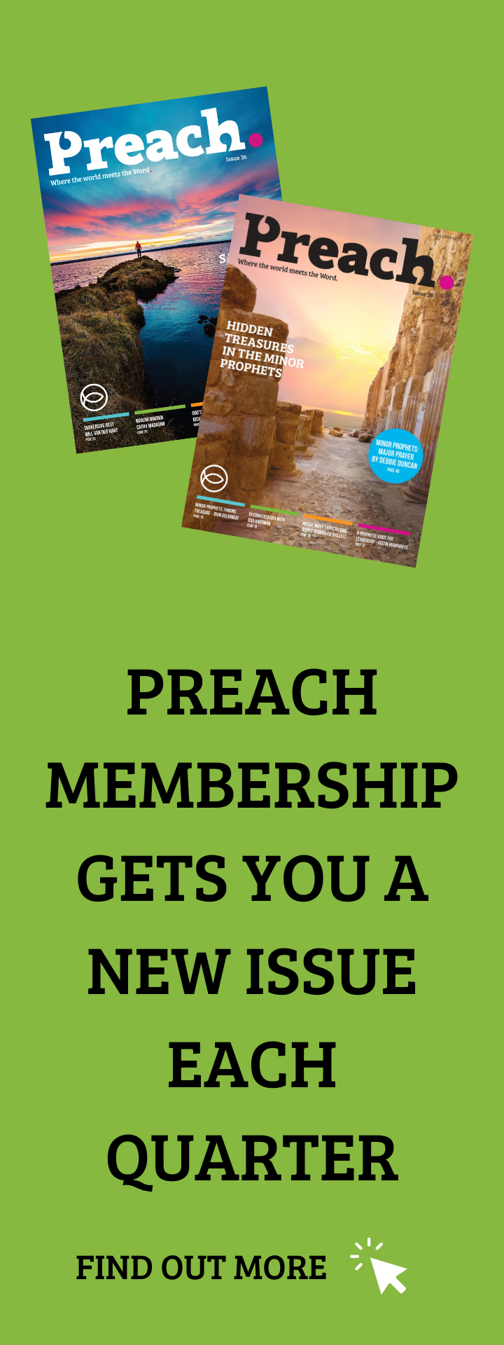 Preach magazine - a resource for preachers and worship leaders, putting ...