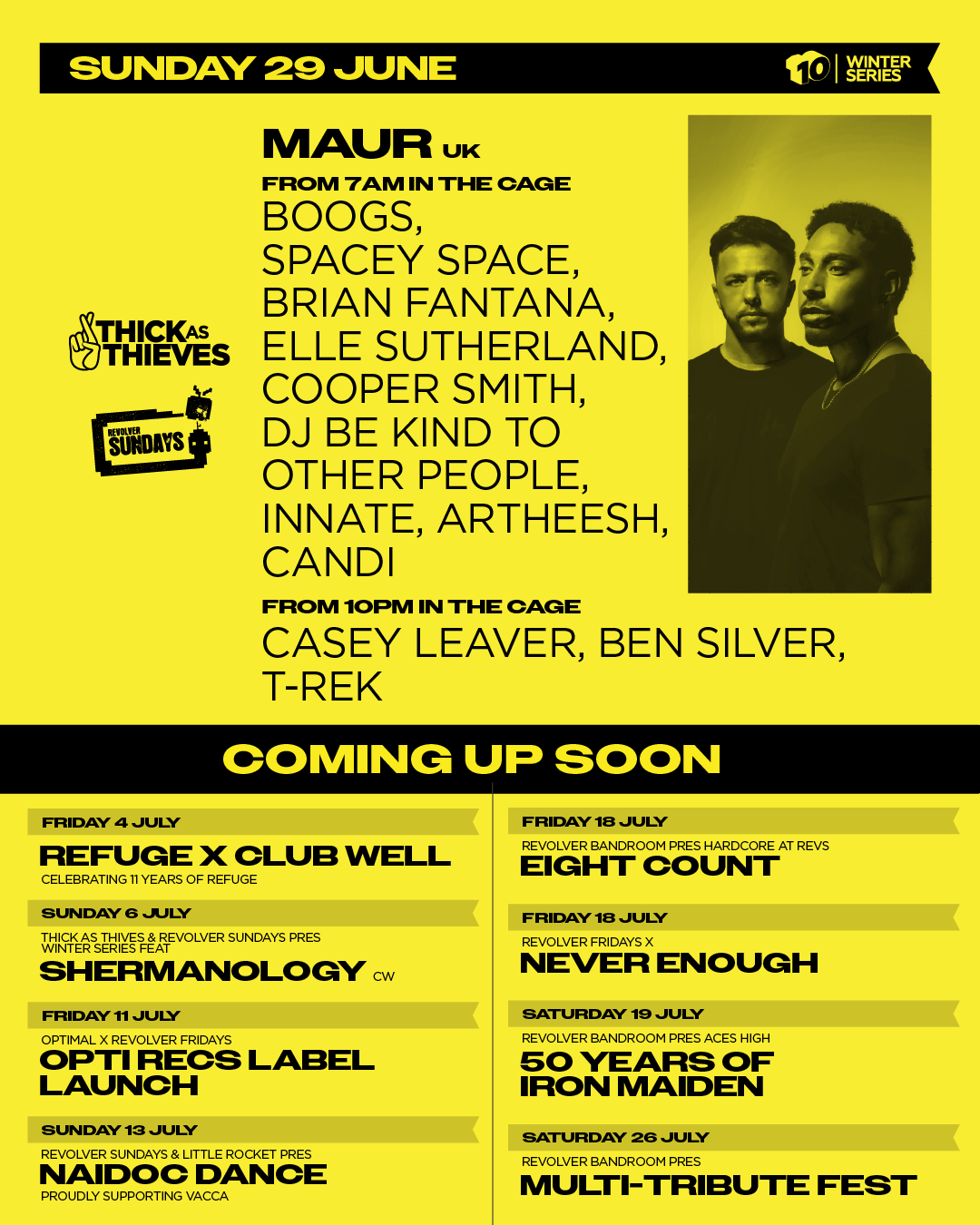 This Week Moshtix — REVOLVER UPSTAIRS - Bar, Thai Restaurant, Nightclub ...