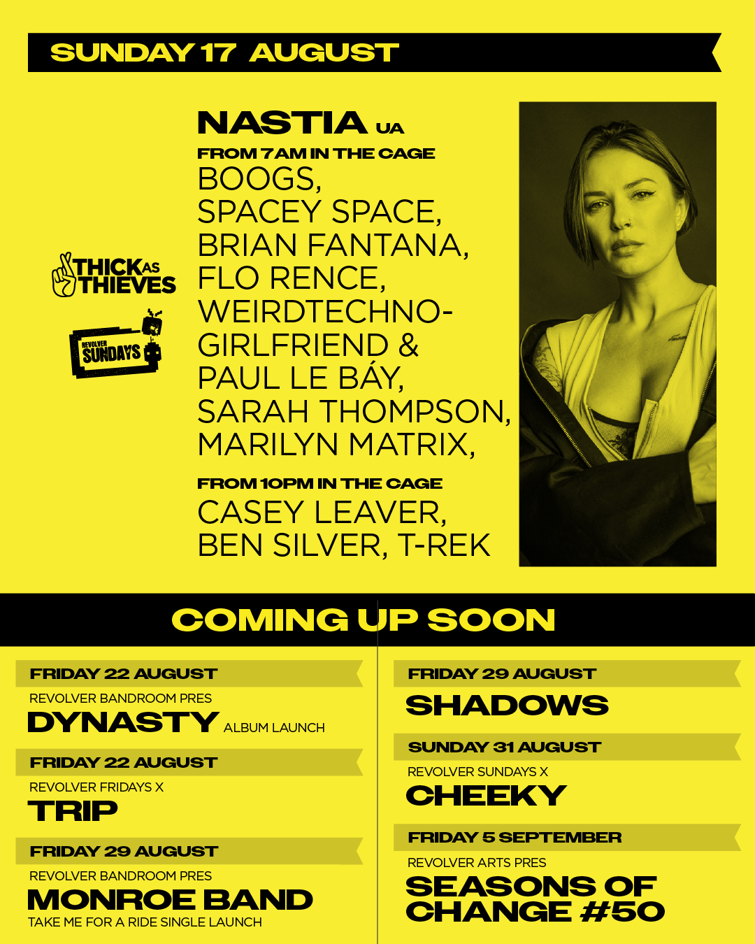 REVOLVER UPSTAIRS - Bar, Thai Restaurant, Nightclub, Live Music, Arts