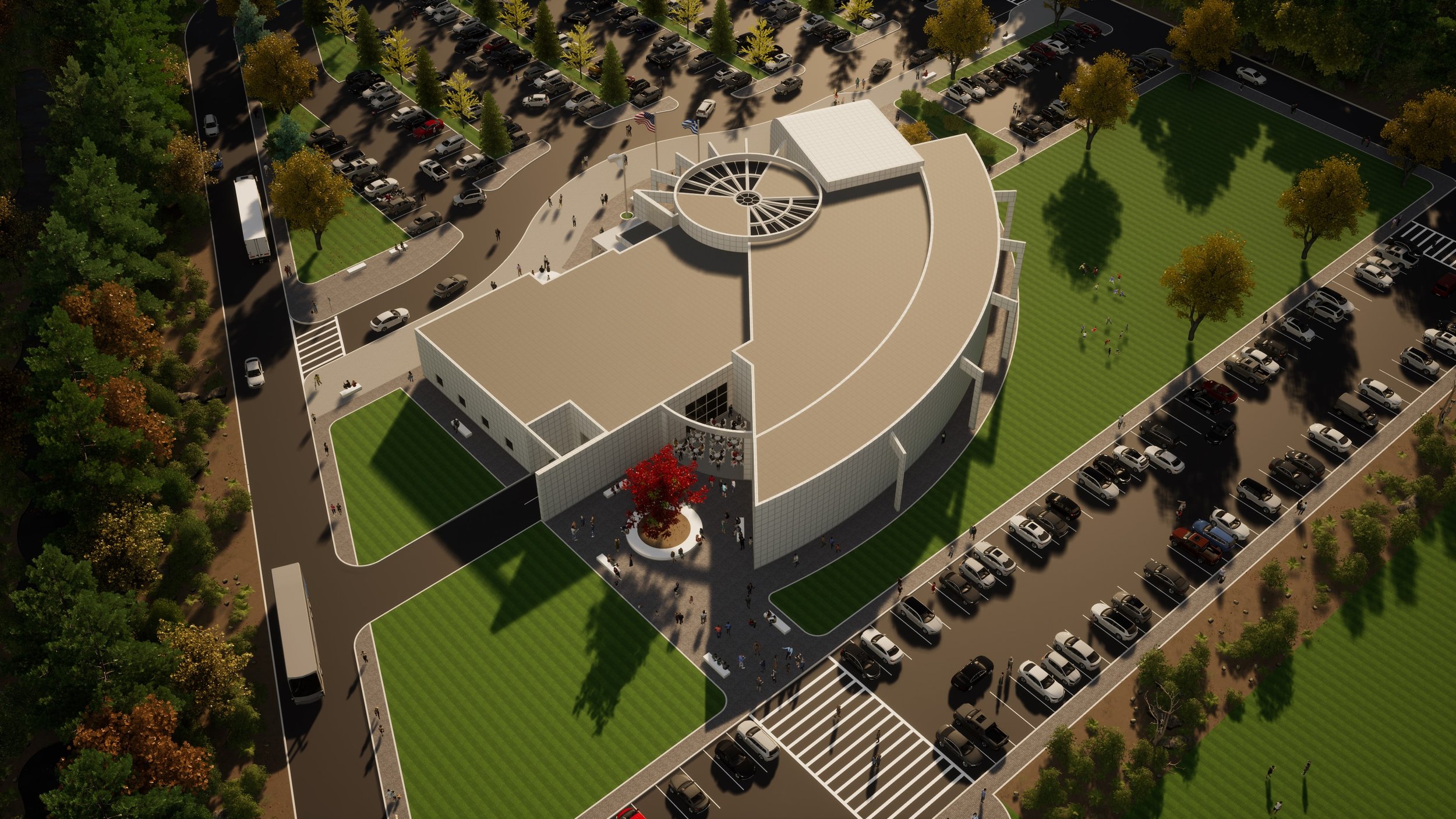 International Marathon Center | Gorman Richardson Lewis Architects