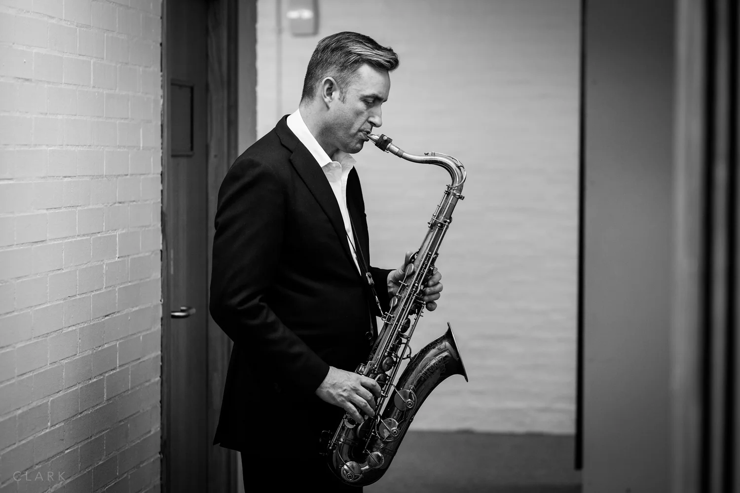 Jazz music photography of saxophonist Tommy Smith by Derek Clark ...