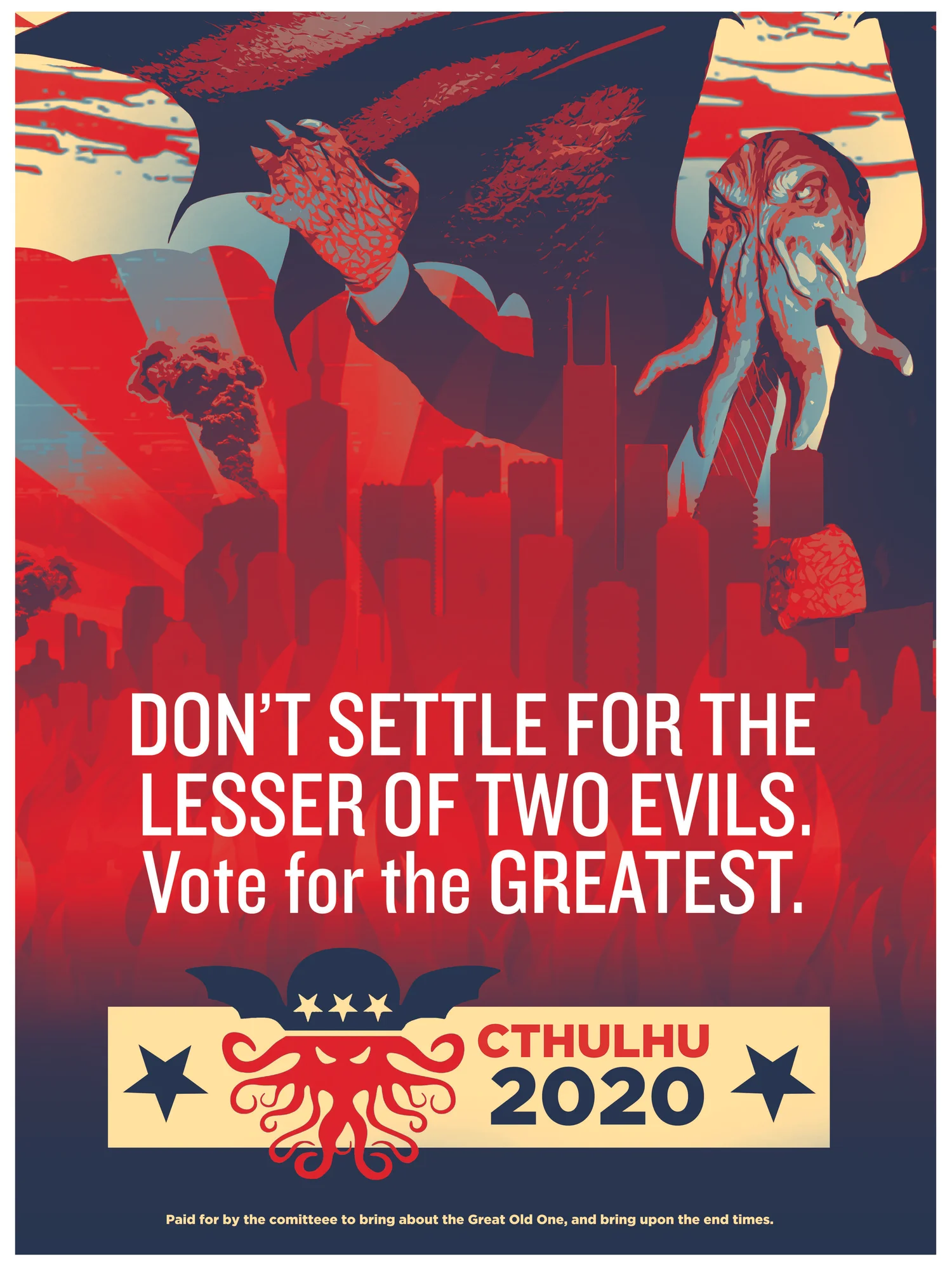 Cthulhu For President Wallpaper