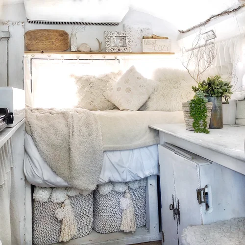 Bohemian Style School Bus Conversion — Journey Home Made Artwork ...