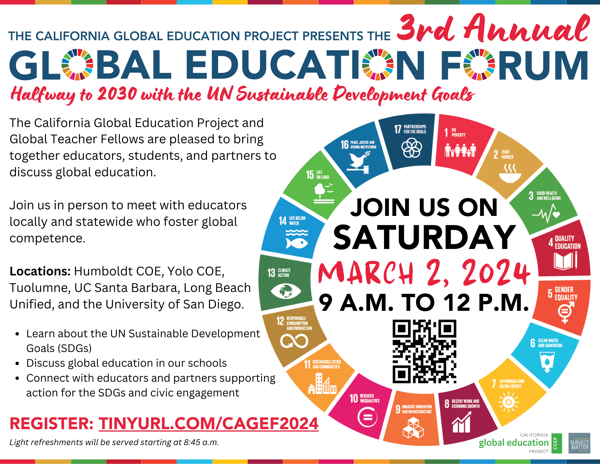 Upcoming Programs and Events — California Global Education Project