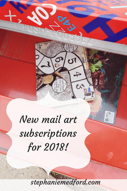 New mail art subscriptions for 2018! — Everyday Artistry