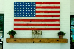 american flag diy — Kayce Hughes
