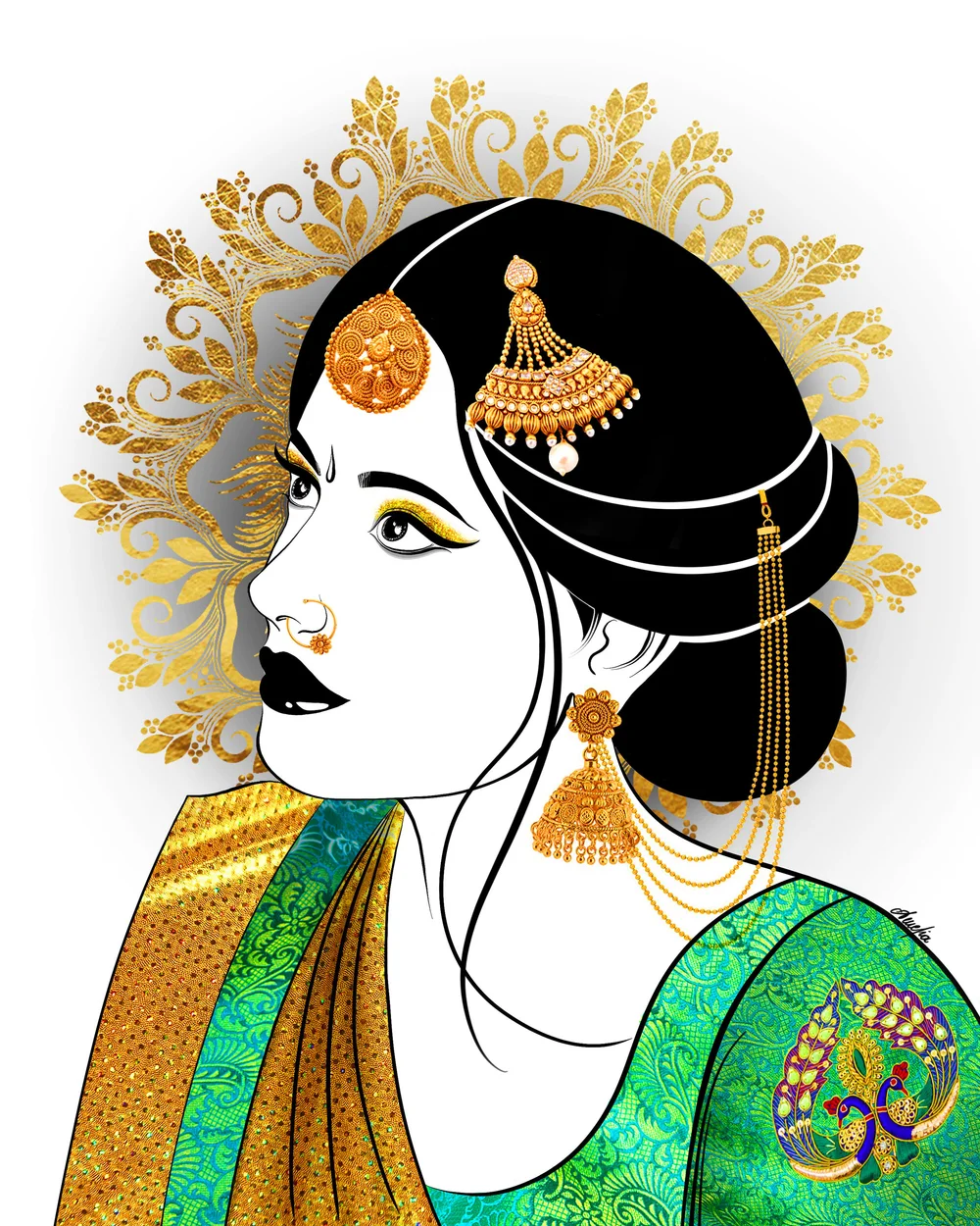 Indian Bride Art