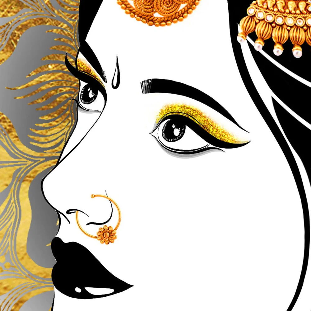 Indian Bride Sketch