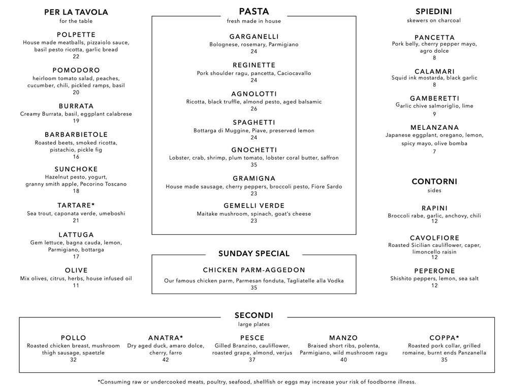 dinner — ammazzacaffè