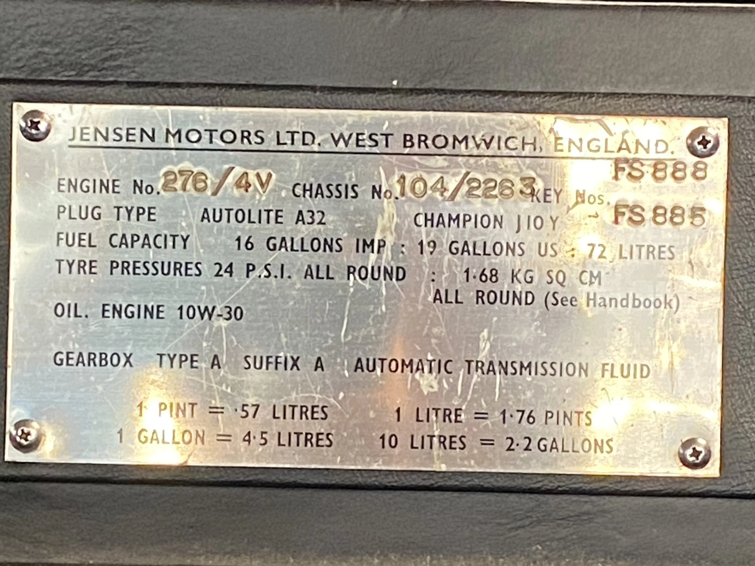 Jensen CV8 — Cummins Classic Cars