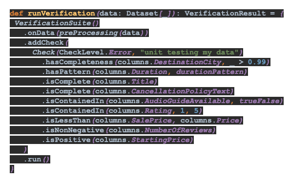 Using Deequ to validate the content of our dataframes — Inside GetYourGuide