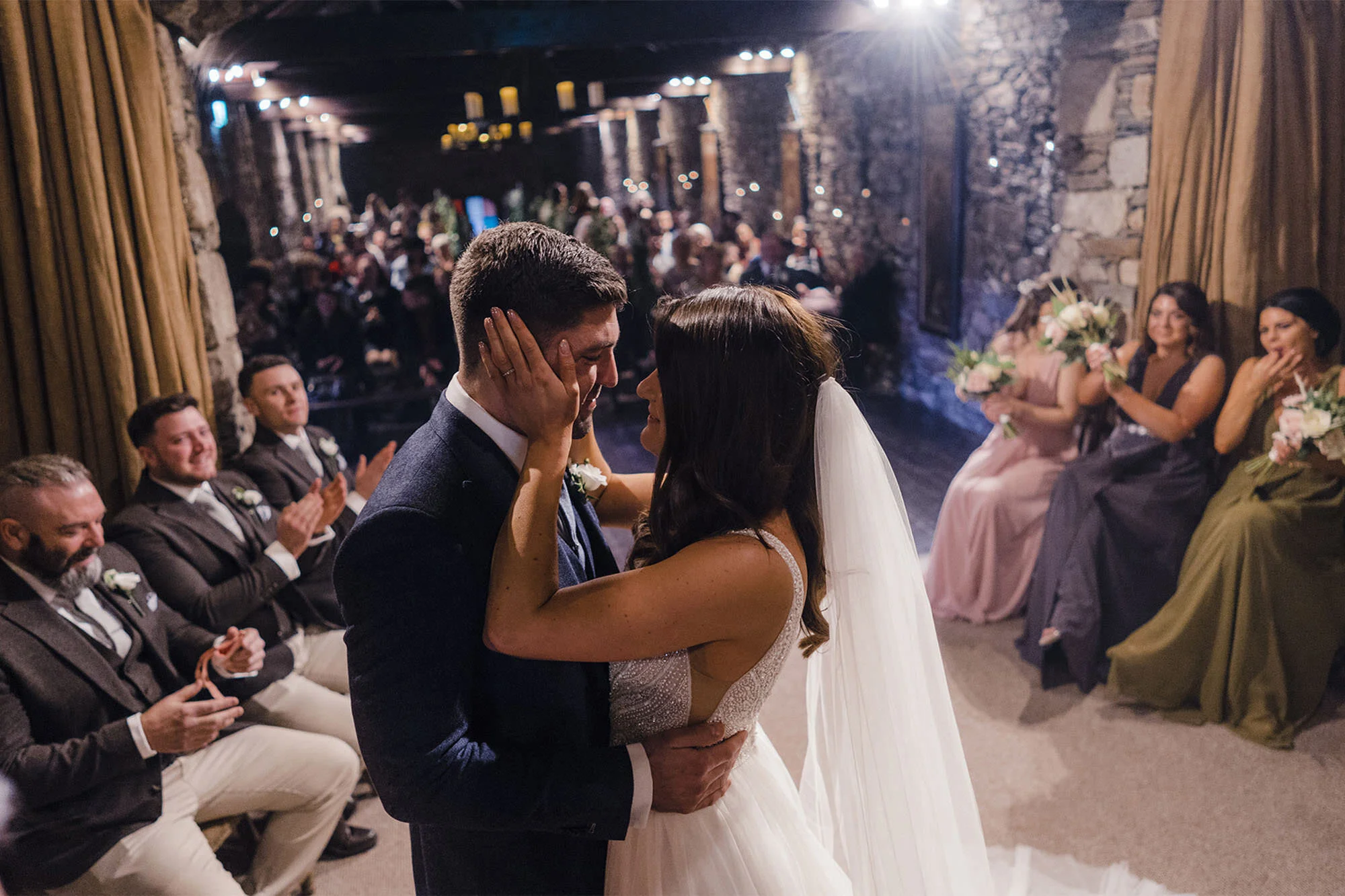 Wedding reception portrait | Beachweddingtips.com