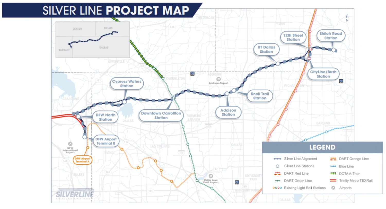 DFW空港とプレイノを結ぶDARTシルバーライン、沿線の開発が活発化 — Gephyro Consulting (ジェフィロ・コンサルティング)