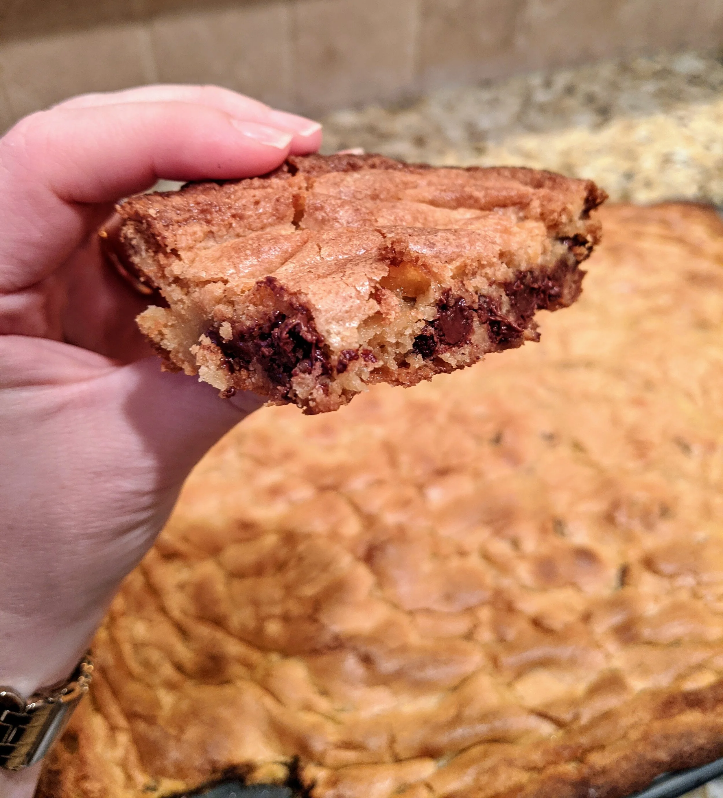 Quarantinechef: Chocolate chip chewies