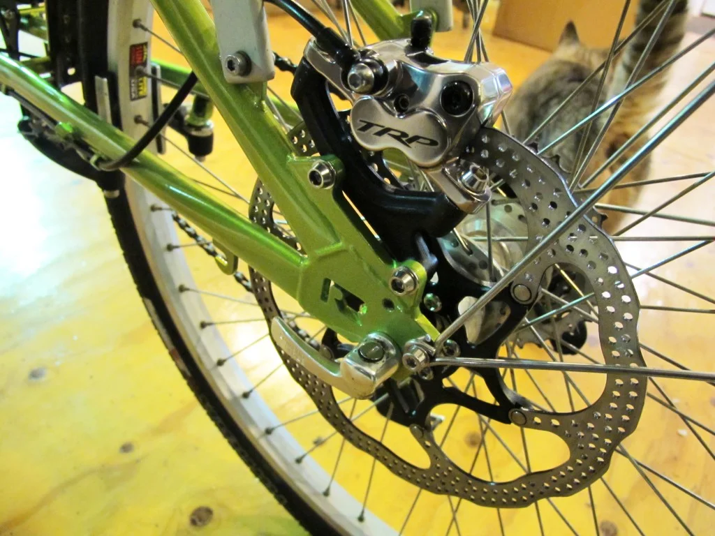 Bike disk brake conversion online