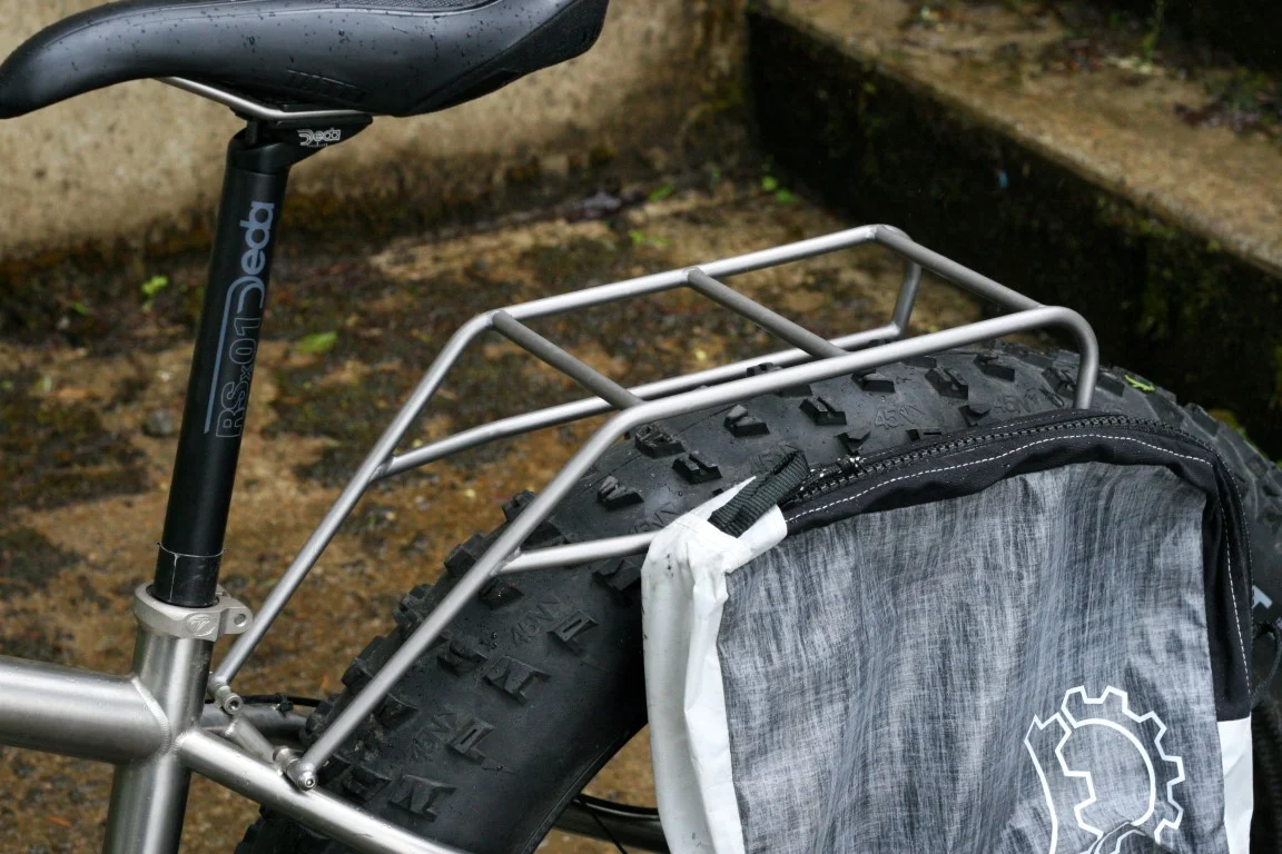 Custom Ti Fatbike Rear Rack — TI CYCLES FABRICATION