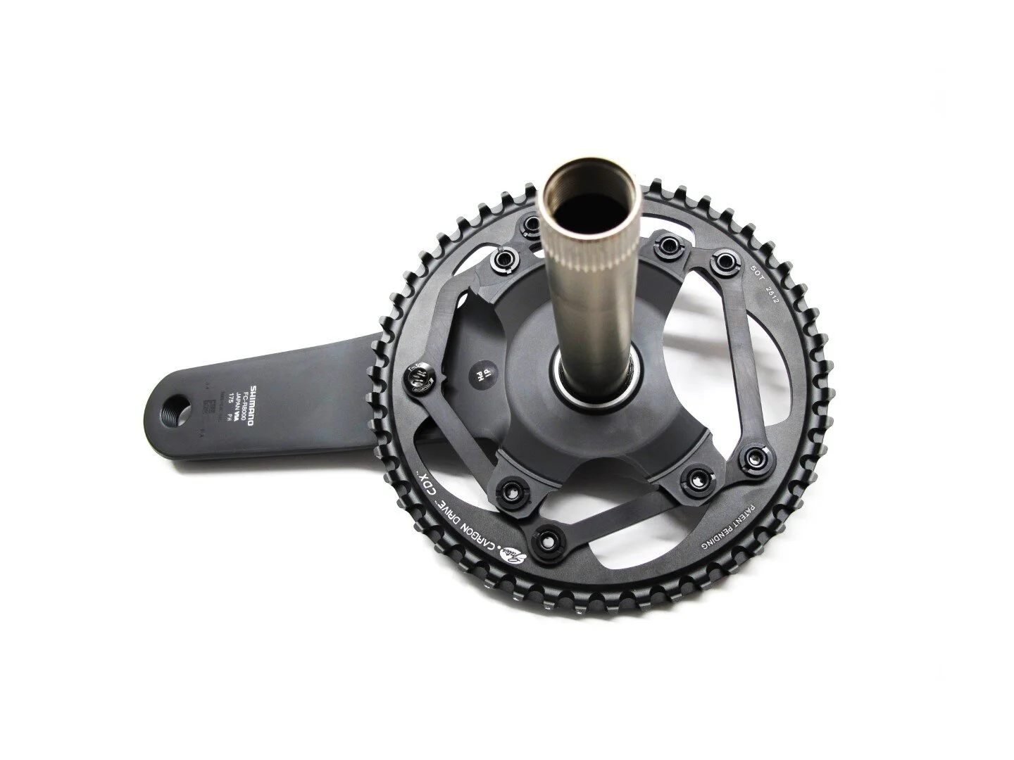 Shimano Asymmetric 110mm 4-Bolt to 130mm BCD Adapter — TI CYCLES ...