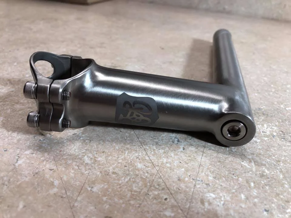 Titanium Stem: Custom Quill — TI CYCLES FABRICATION
