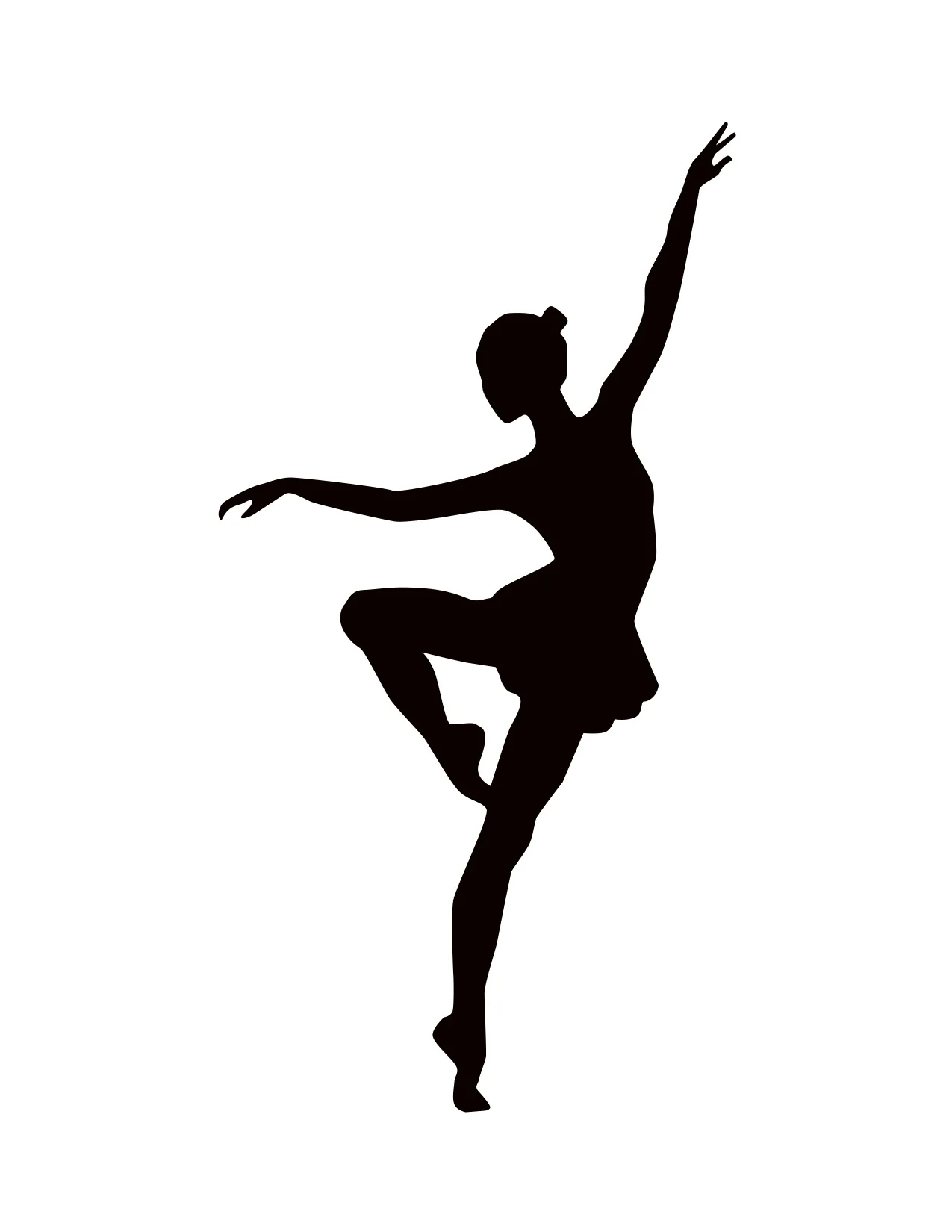 Lyrical Dance Silhouette